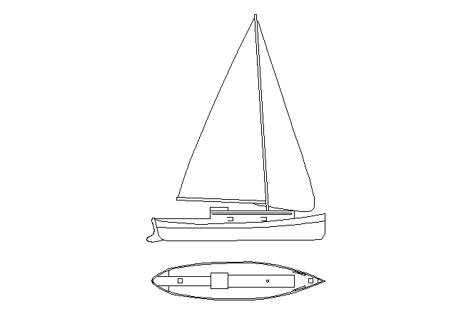 Sailboat Autocad Drawings